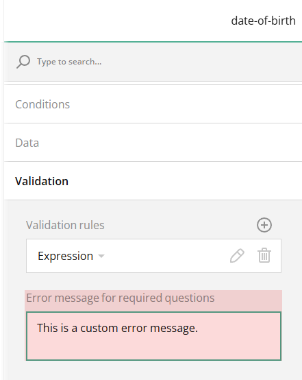 How to Customize Validation Messages in a Survey or Form