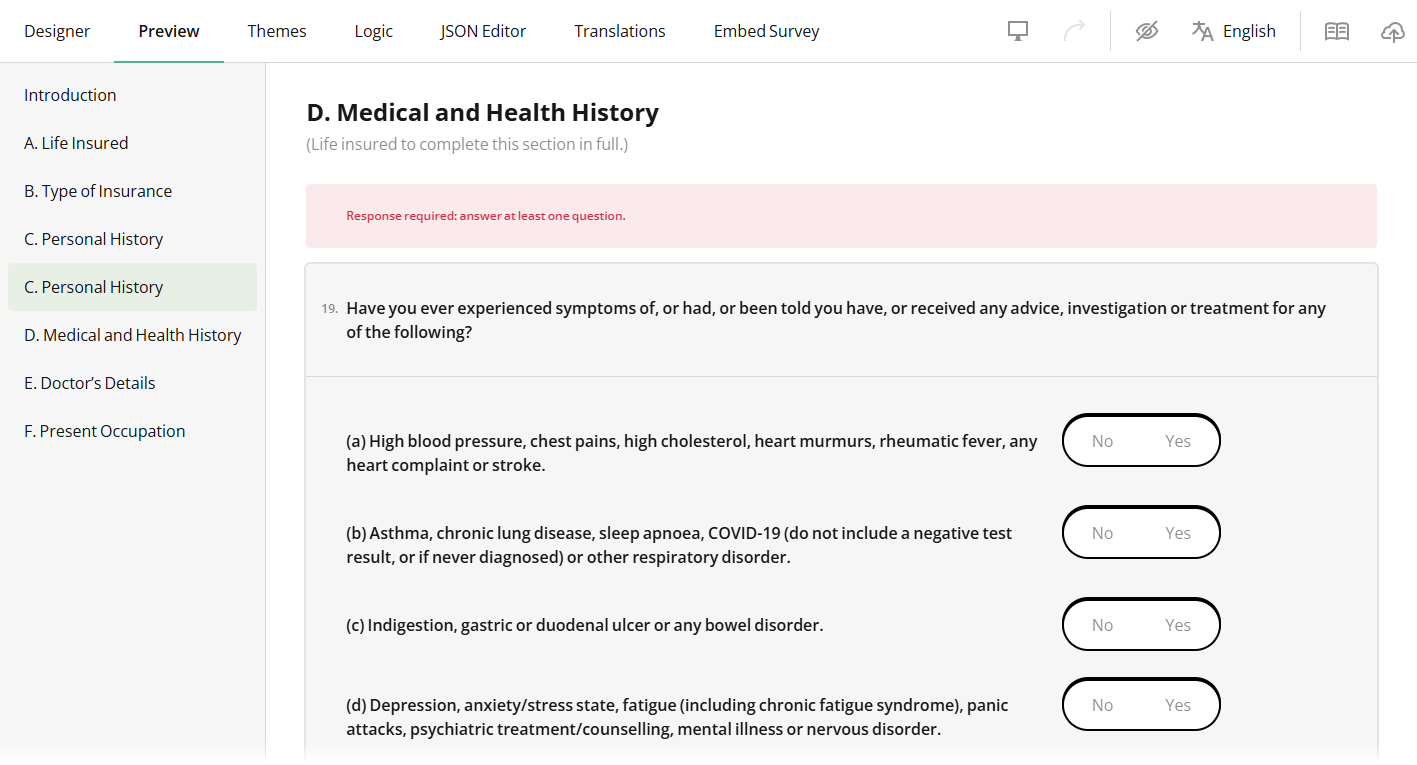 How to Customize Validation Messages in a Survey or Form